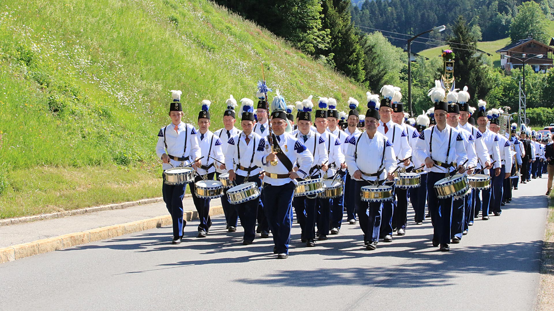 Bergfest der Bergknappen des Salzbergwerk Berchtesgaden