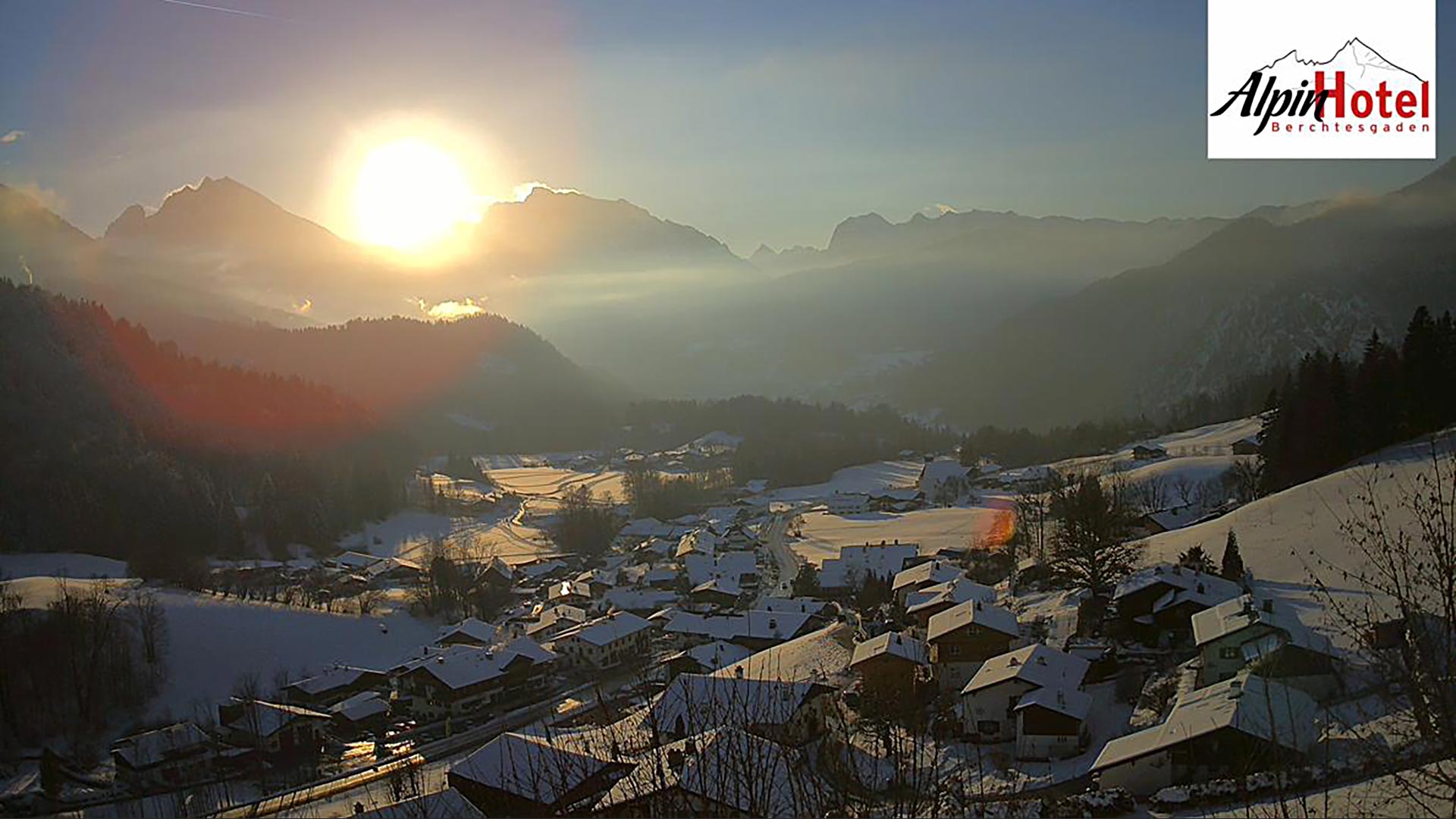 Webcam Berchtesgaden Oberau, Panoramablid Watzmann