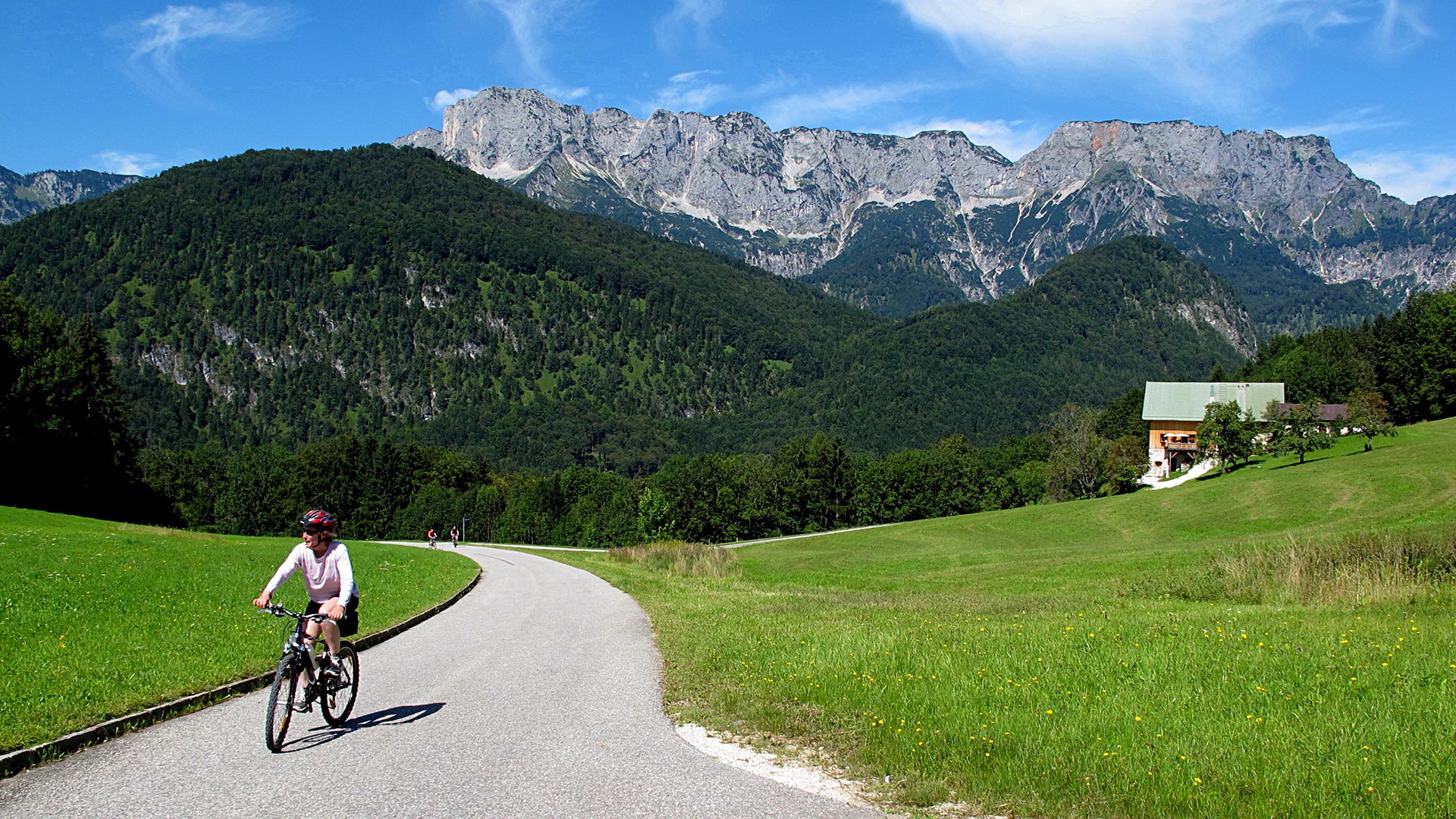 Berchtesgadener Radstern Ost - mittlere Radtour in den Bergen